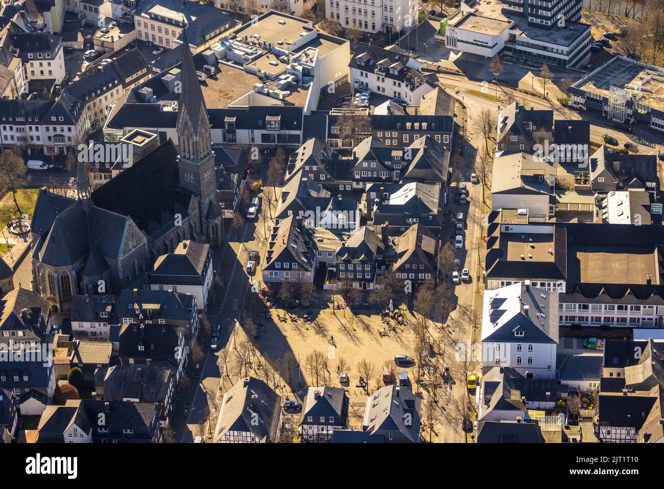 St martinus church and market square hi-res stock photography and ...