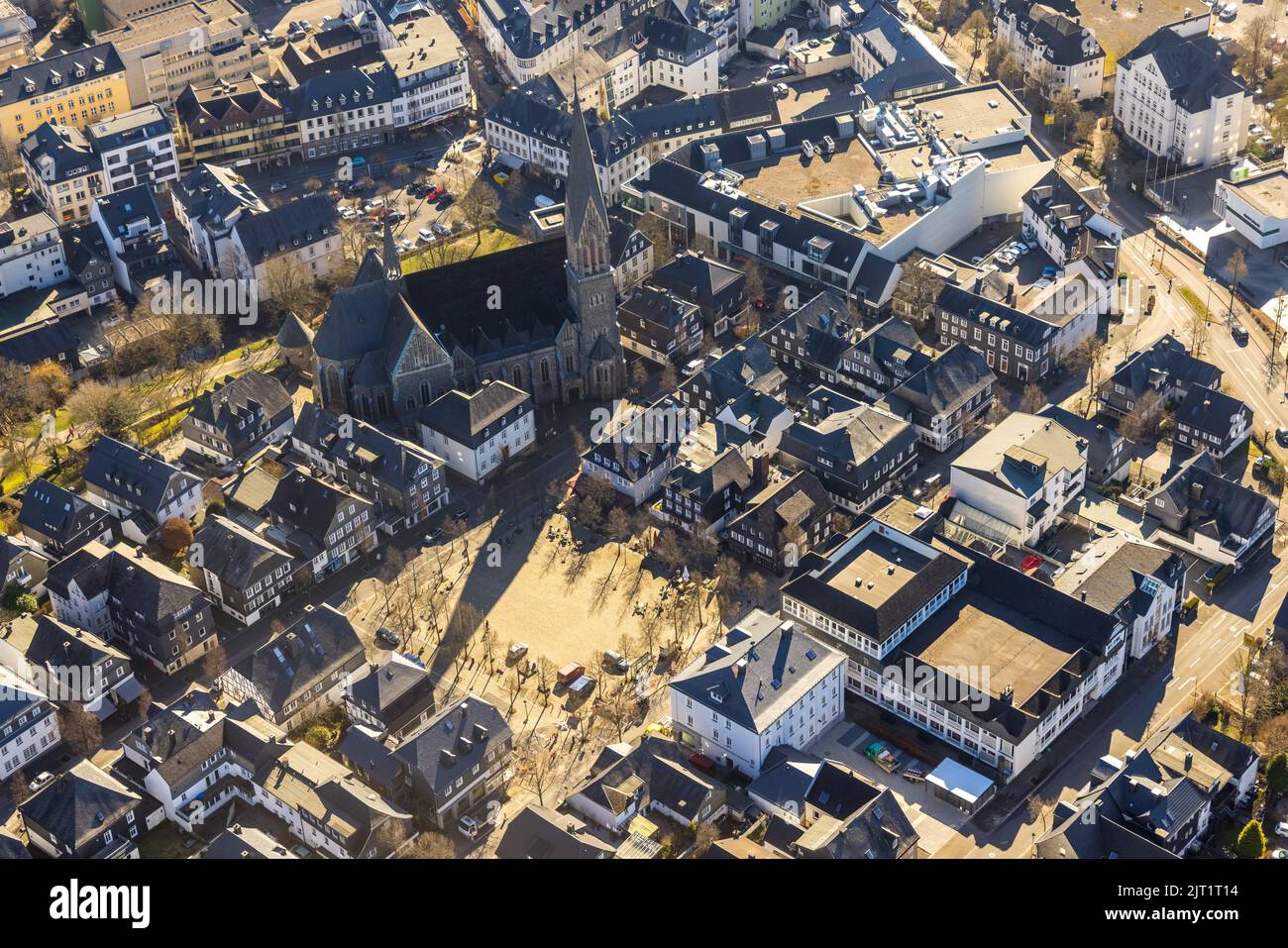 St martinus church and market square hi-res stock photography and ...