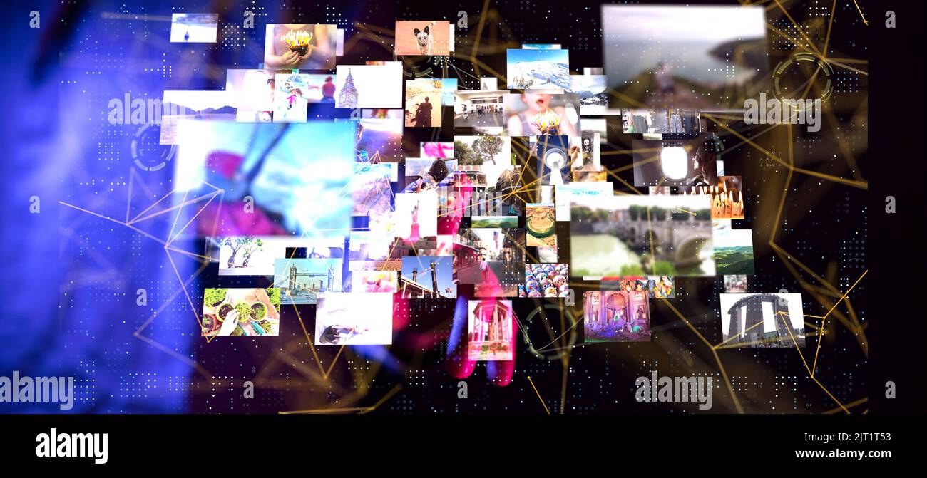 A streaming data picture video material Stock Photo - Alamy