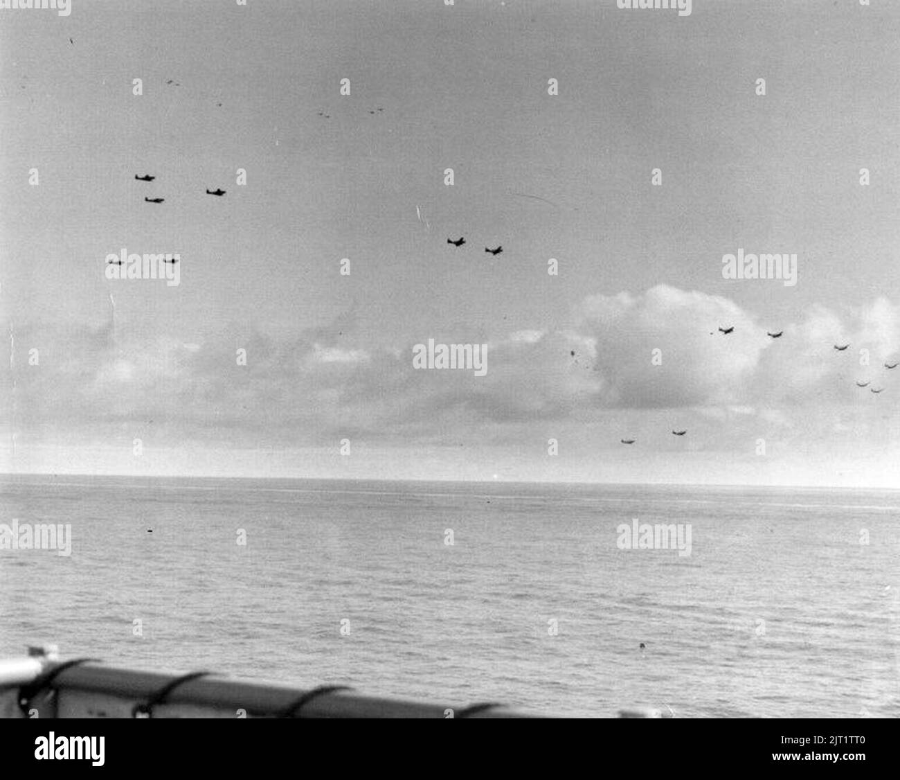 Torpedo Eight in flight 1942 Stock Photo - Alamy