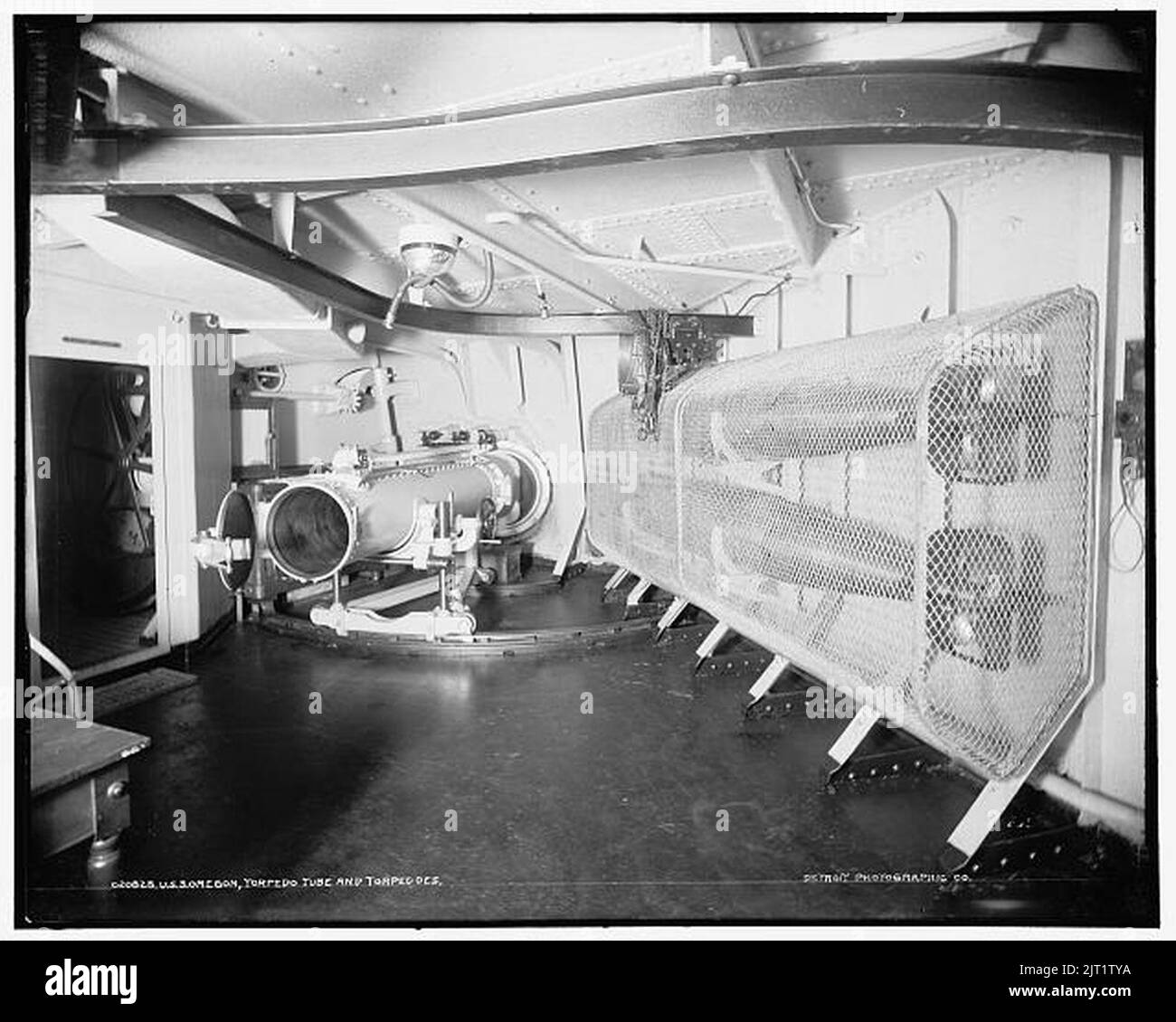 Torpedo tube USS Oregon (BB-3 Stock Photo - Alamy