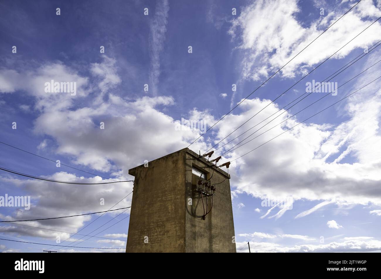 Detail of old warehouse for cereal, local agriculture Stock Photo - Alamy