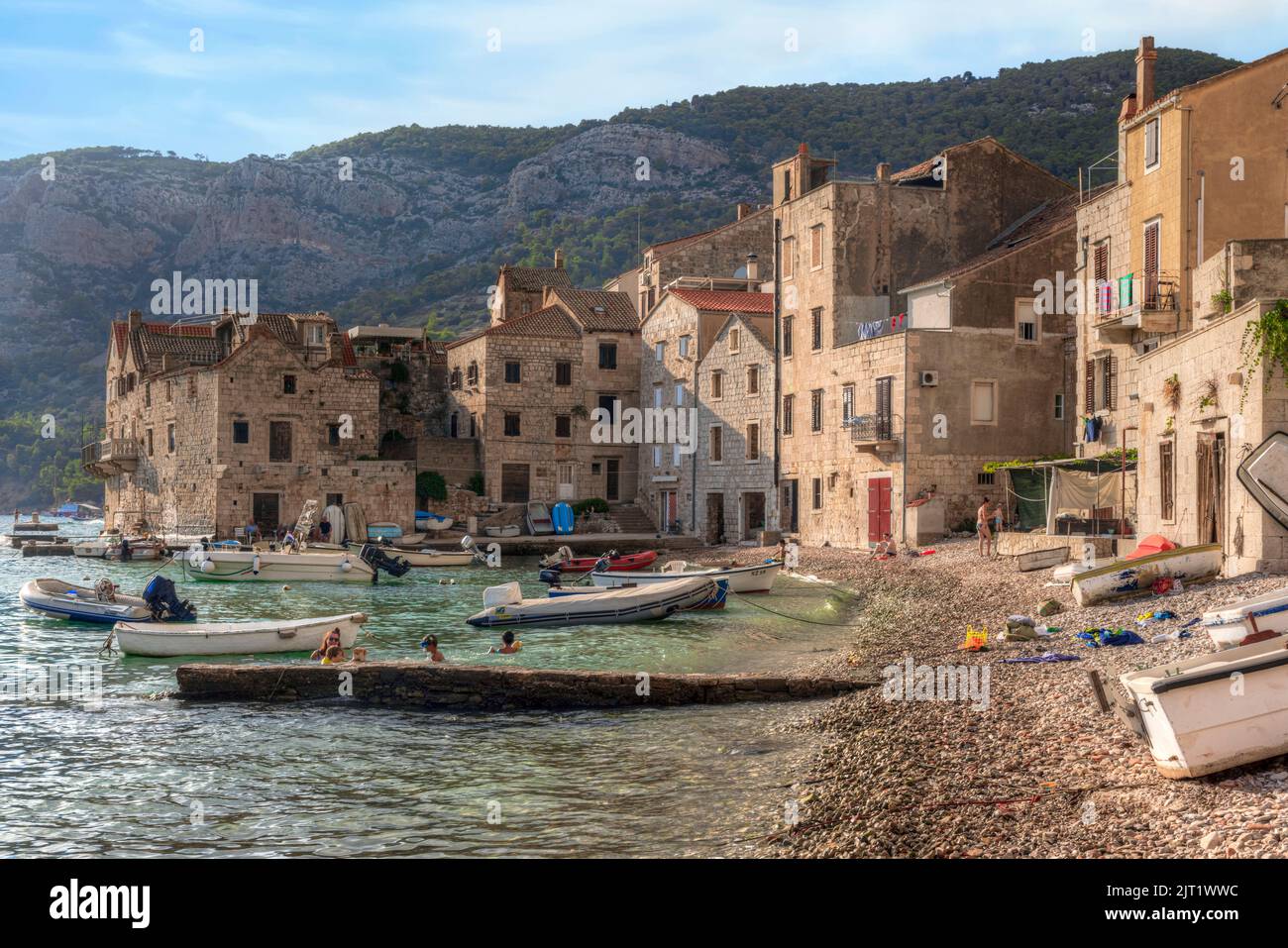 Komiza, Vis, Dalmatia, Croatia Stock Photo - Alamy
