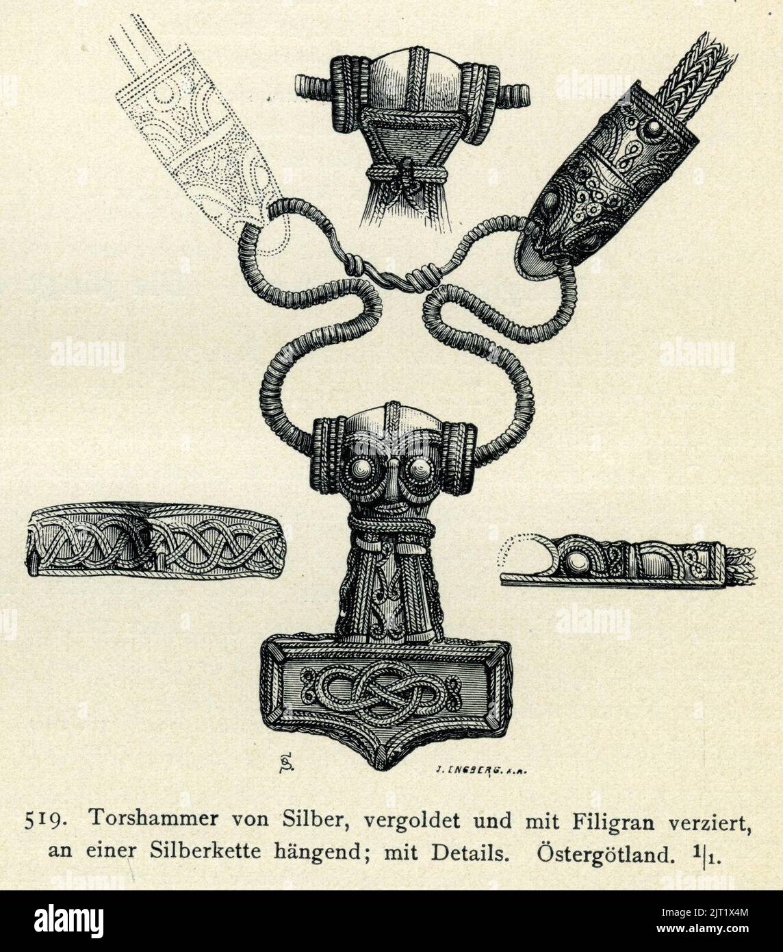 Torshammare fr Ödeshög (Montelius, Kulturgeschichte Schwedens (1906 ...
