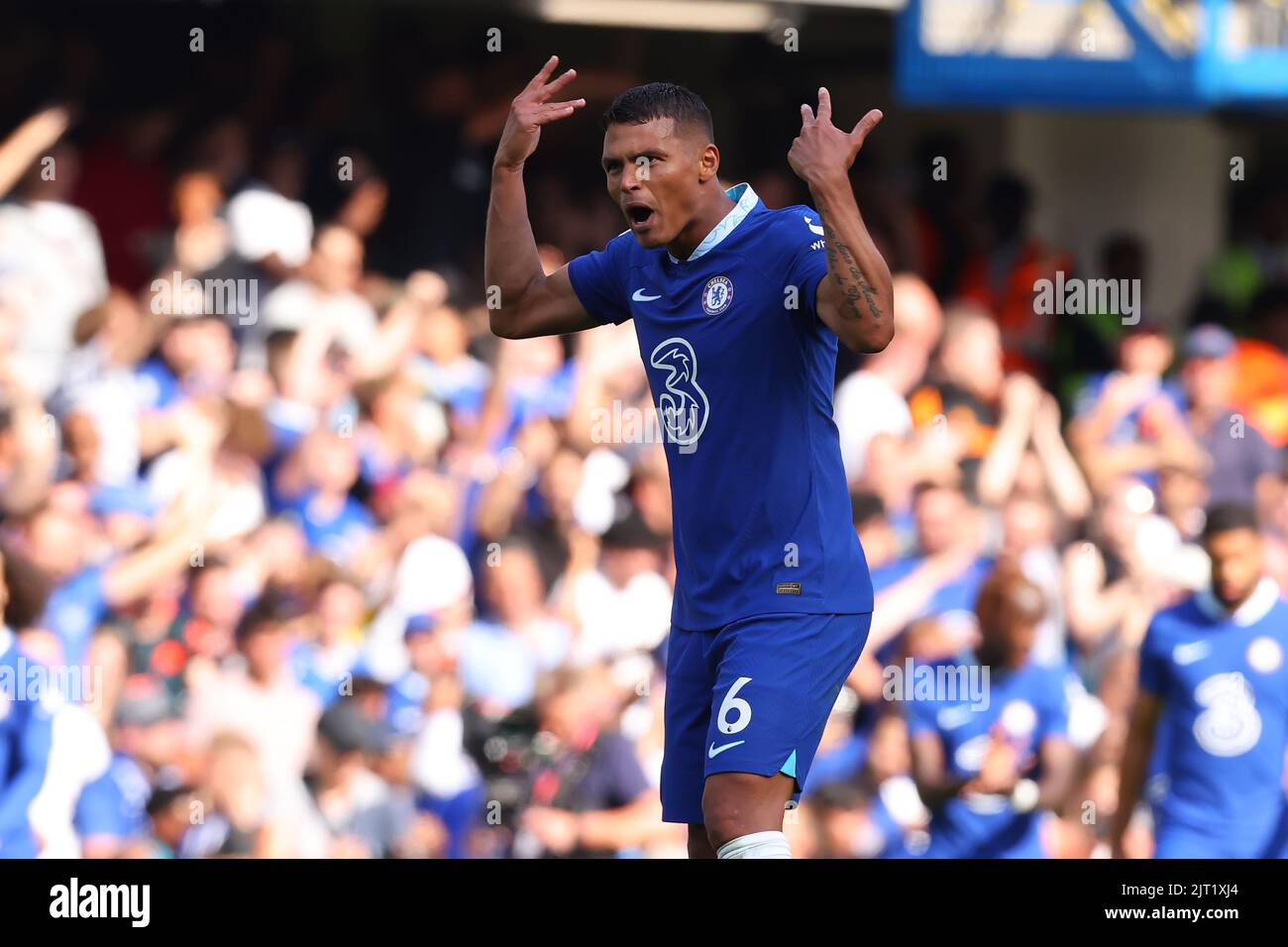 27th August 2022; Stamford Bridge, Chelsea, London, England: Premier League football, Chelsea ...