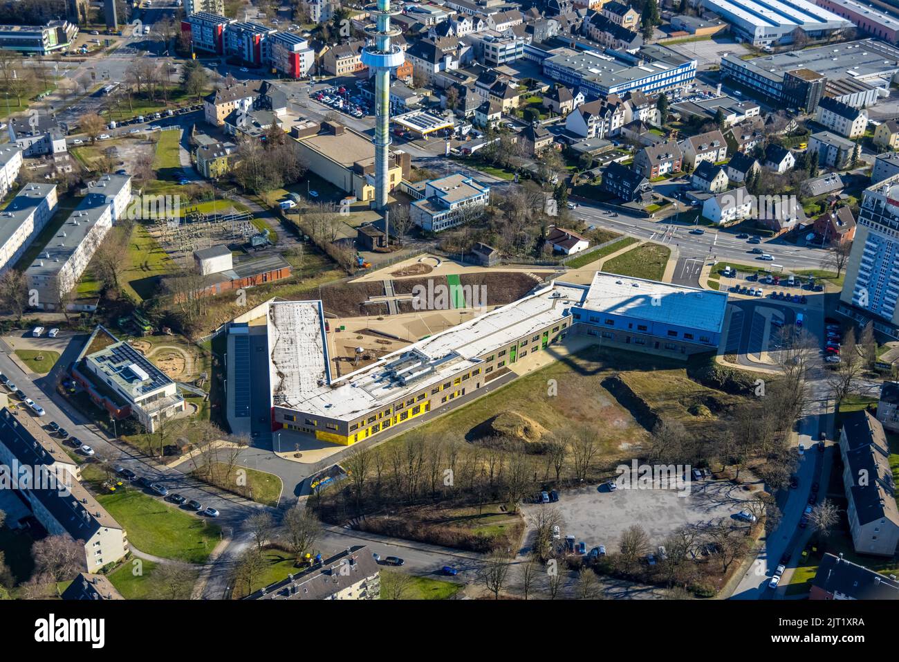 Bks high rise and telecommunications tower hi-res stock photography and ...