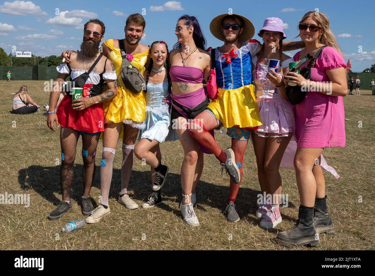 Leeds, UK. 27 Aug 2022Crowd scene during Day 2 at Leeds Festival 2022 ...