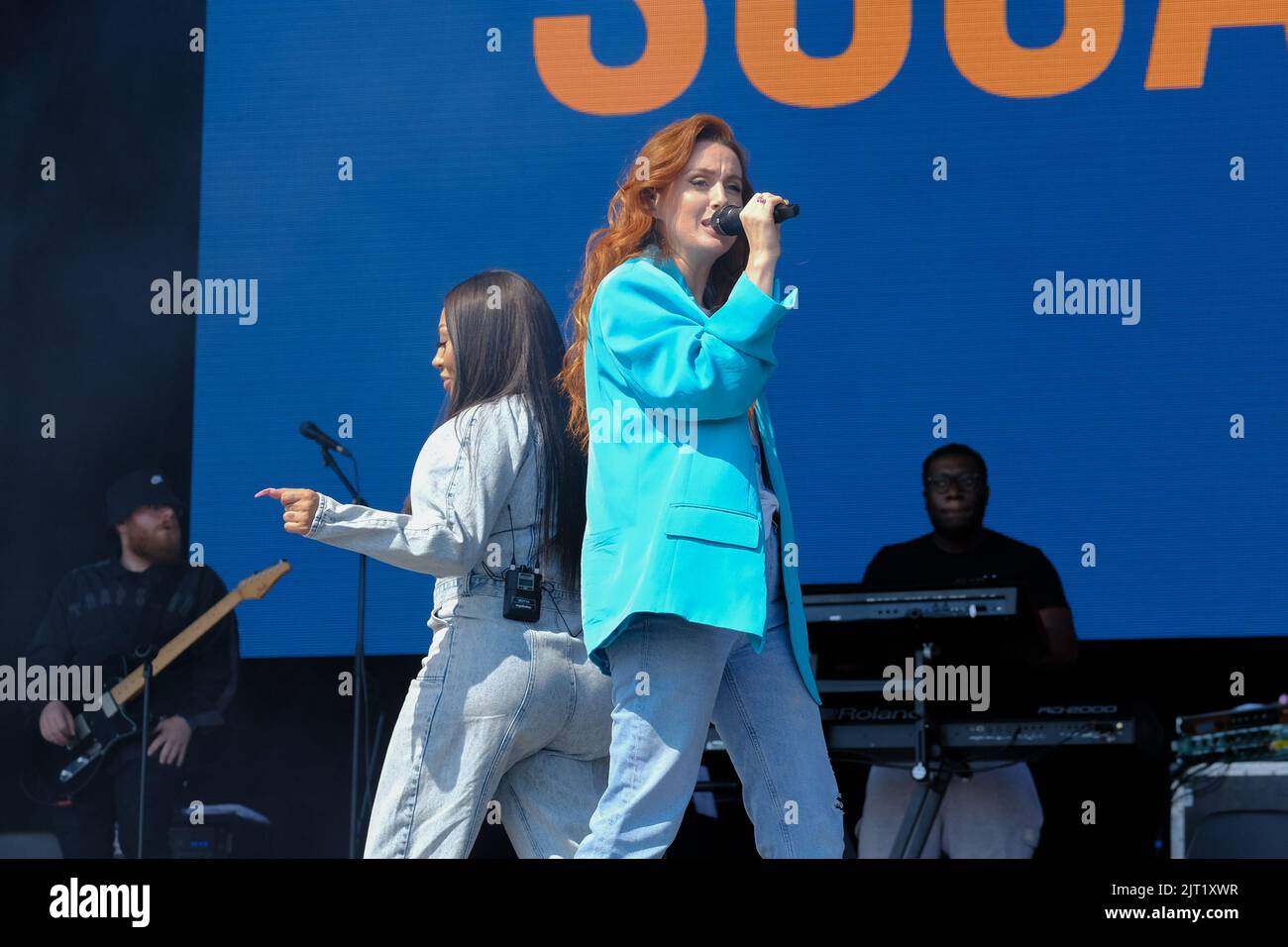 English singer and songwriter Siobhán Donaghy with the original line of ...