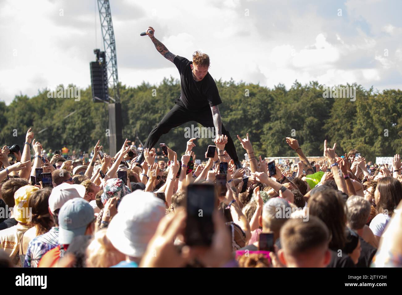Leeds, UK. 27 Aug 2022Frank Carter & the Rattlesnakes on Main Stage ...
