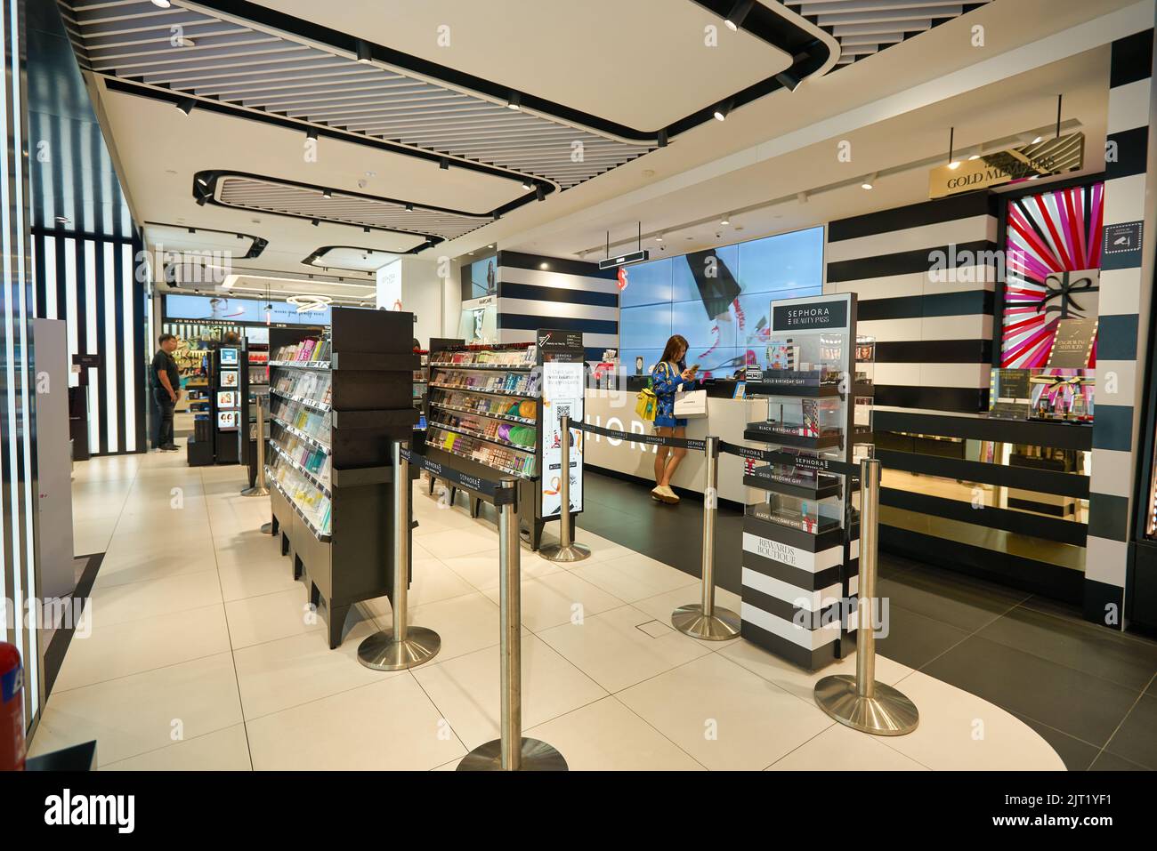 SINGAPORE - CIRCA JANUARY, 2020: interior shot of Sephora store at Nge Ann City shopping center ...