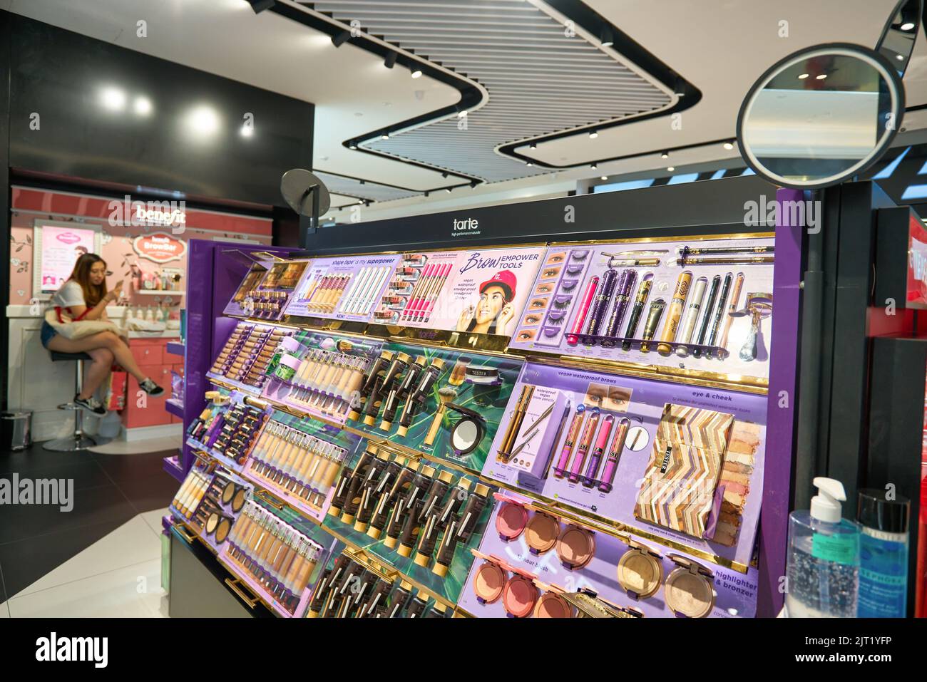 SINGAPORE - CIRCA JANUARY, 2020: interior shot of Sephora store at Nge ...