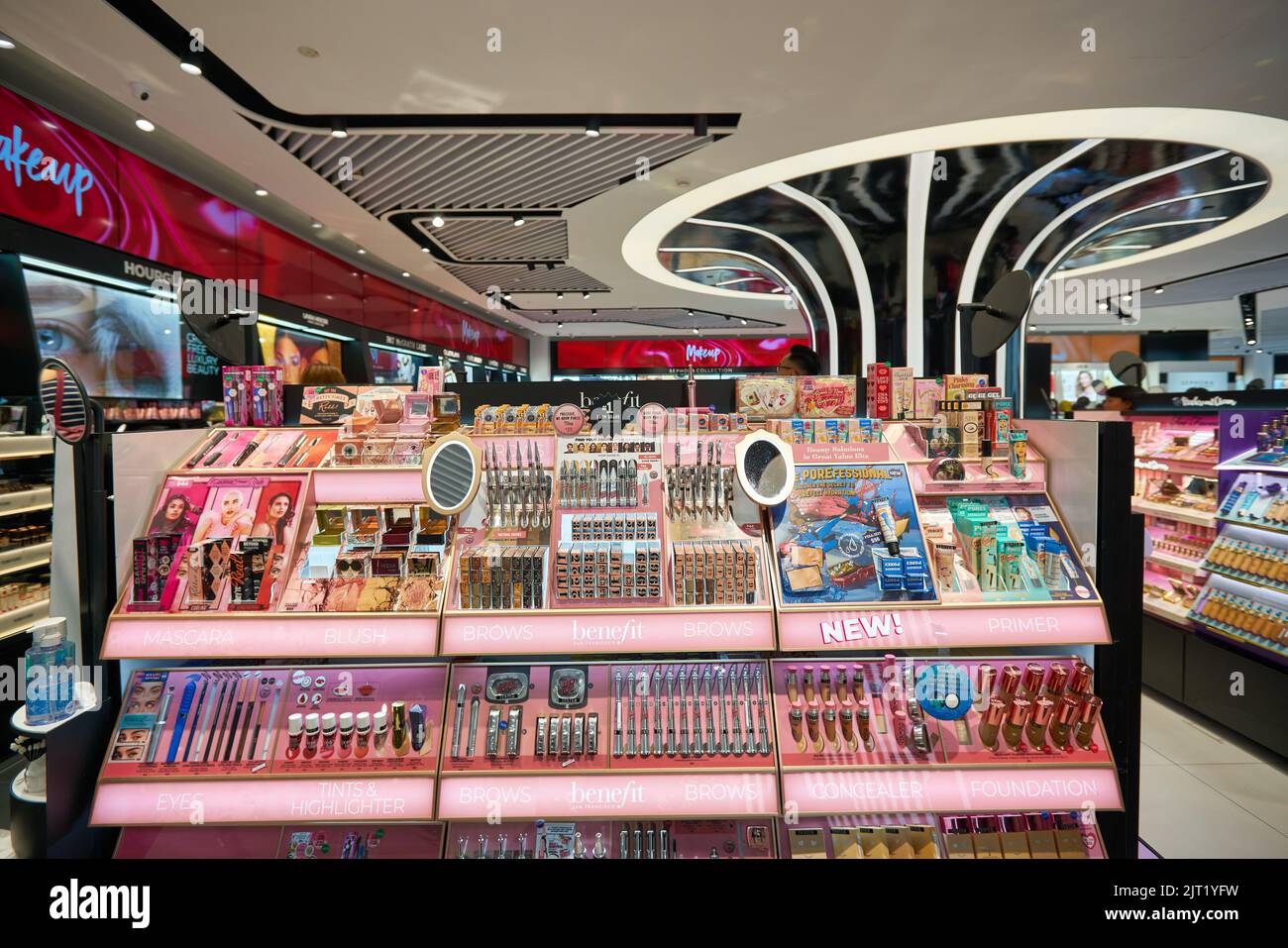 SINGAPORE - CIRCA JANUARY, 2020: interior shot of Sephora store at Nge ...