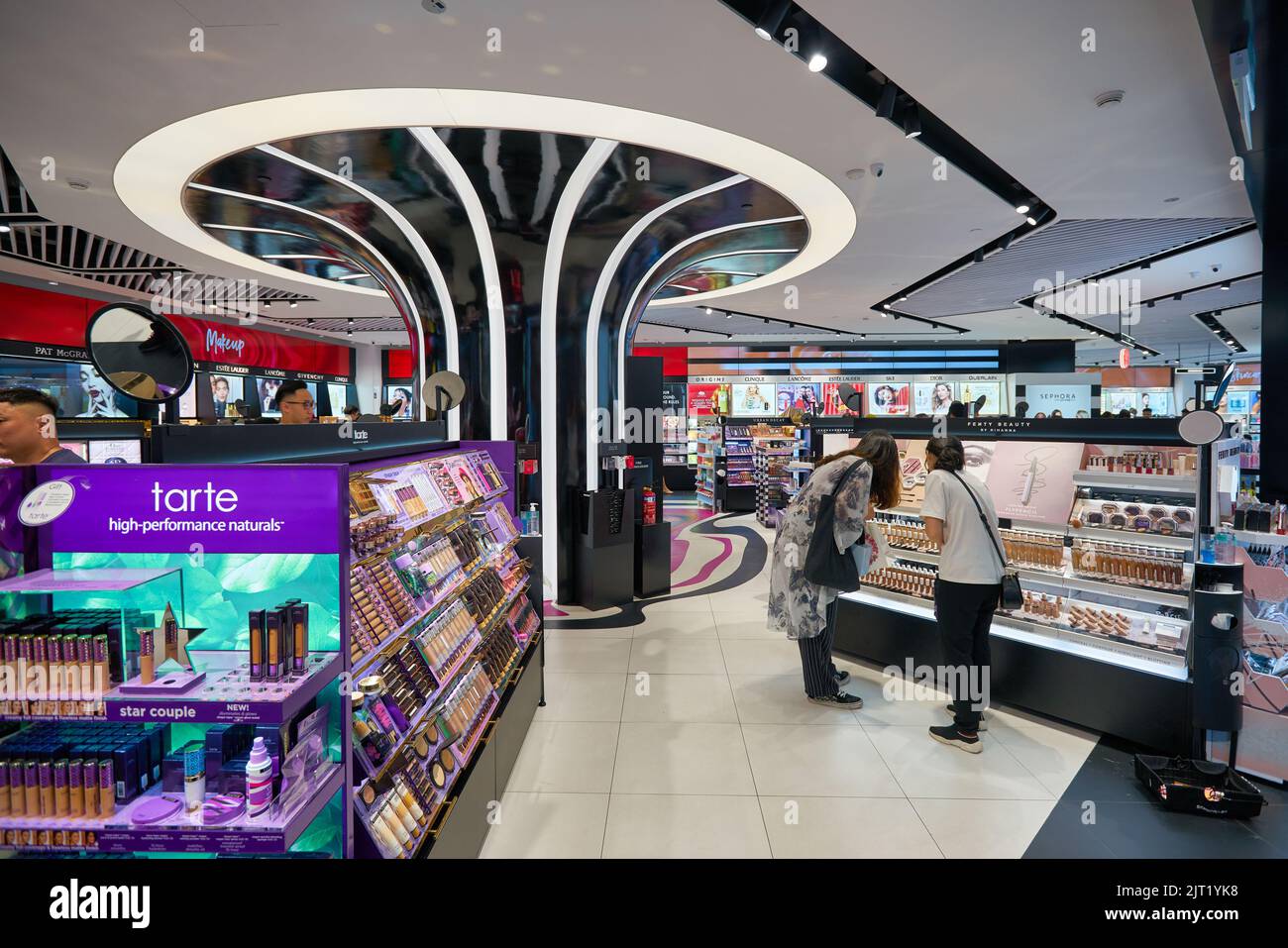 SINGAPORE - CIRCA JANUARY, 2020: interior shot of Sephora store at Nge ...