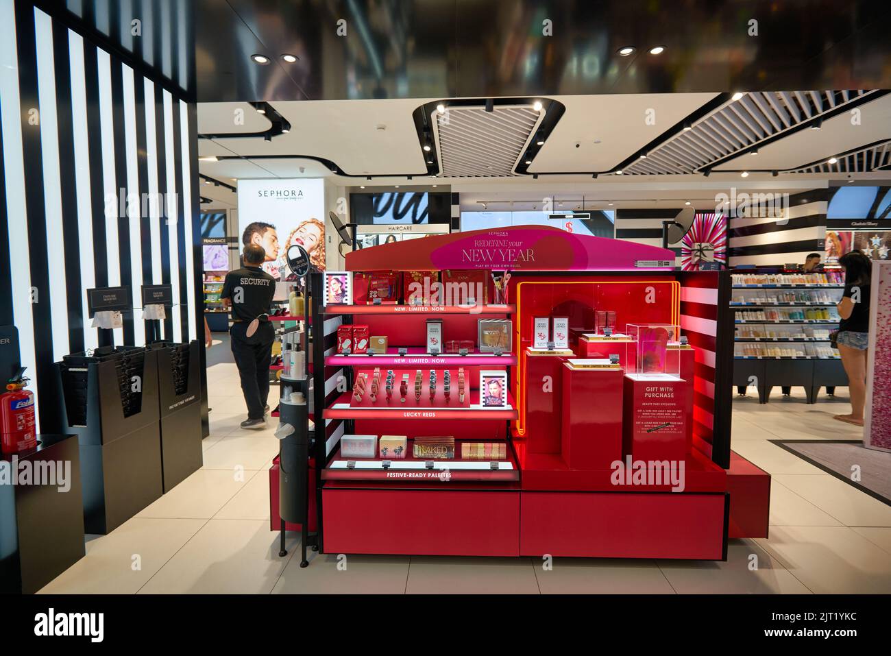 SINGAPORE - CIRCA JANUARY, 2020: interior shot of Sephora store at Nge ...