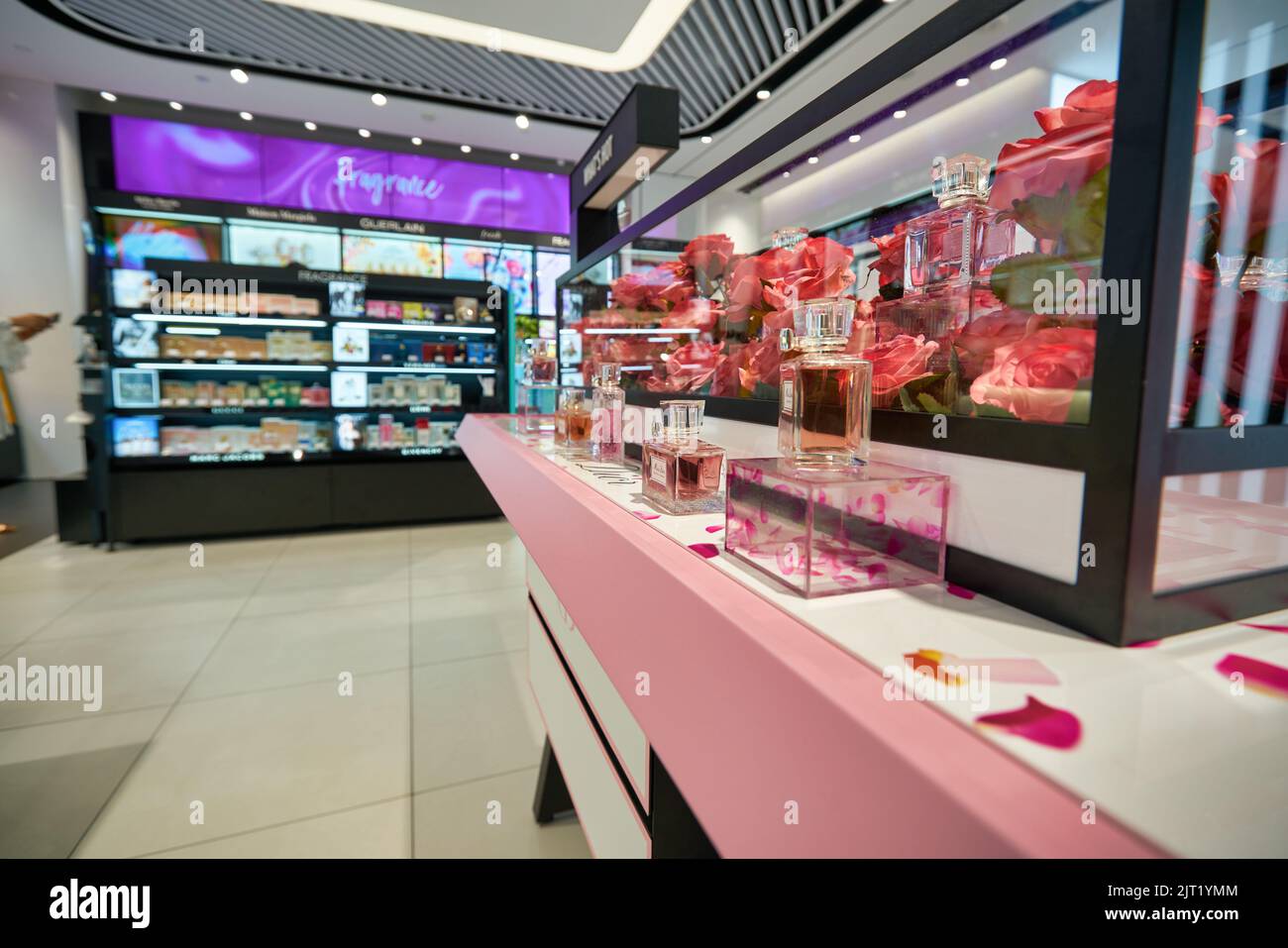 SINGAPORE - CIRCA JANUARY, 2020: Christian Dior fragrances on display ...