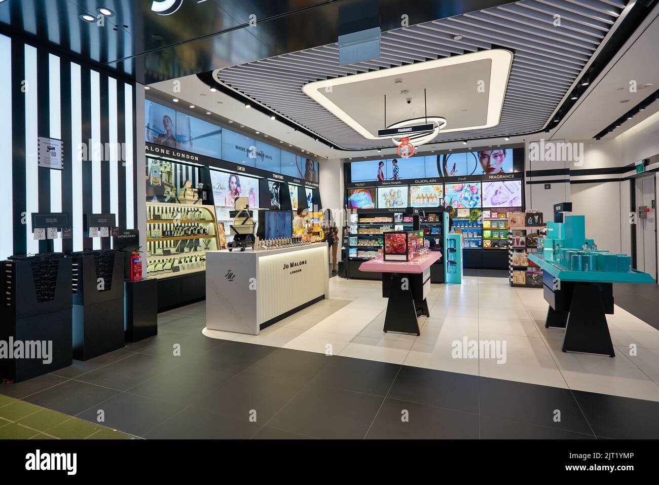 SINGAPORE - CIRCA JANUARY, 2020: interior shot of Sephora store at Nge ...