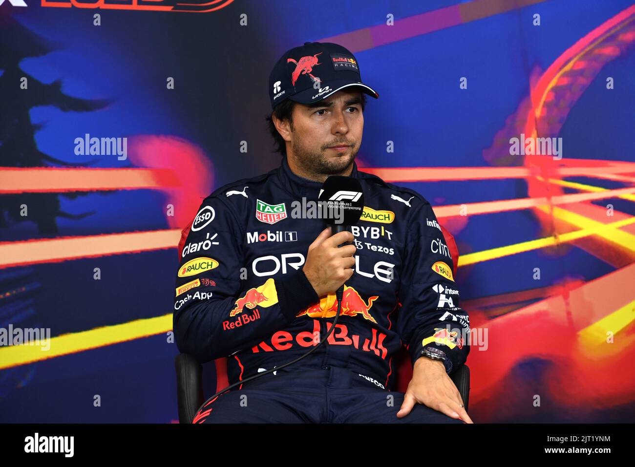 PEREZ Sergio (mex), Red Bull Racing RB18, portrait during the Formula 1 ...