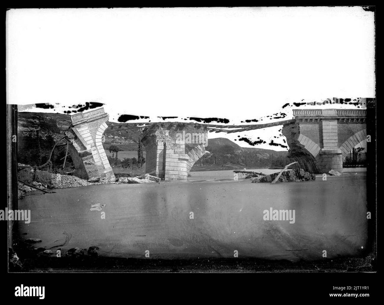 Toulouse. Inondations. Pont d’Empalot - Fonds Trutat - 51Fi259 Stock ...