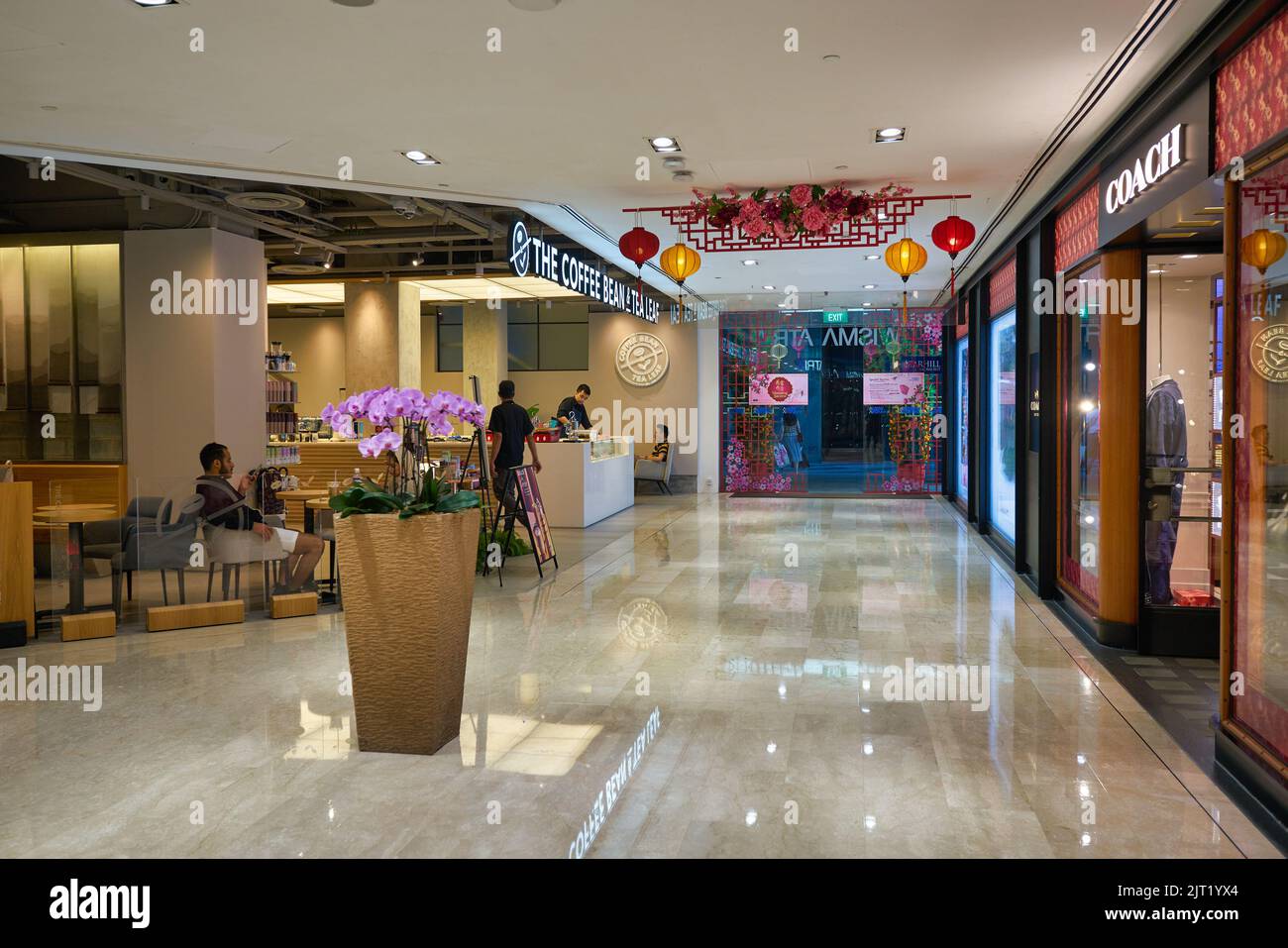 SINGAPORE - CIRCA JANUARY, 2020: The Coffee Bean & Tea Leaf in Wisma ...