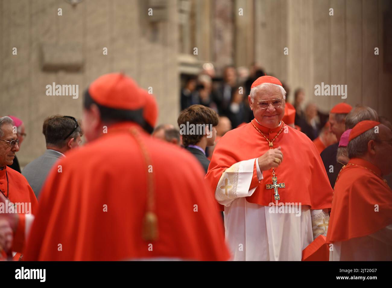 Vatikanstadt, Vatican. 27th Aug, 2022. Gerhard Ludwig Cardinal Müller ...