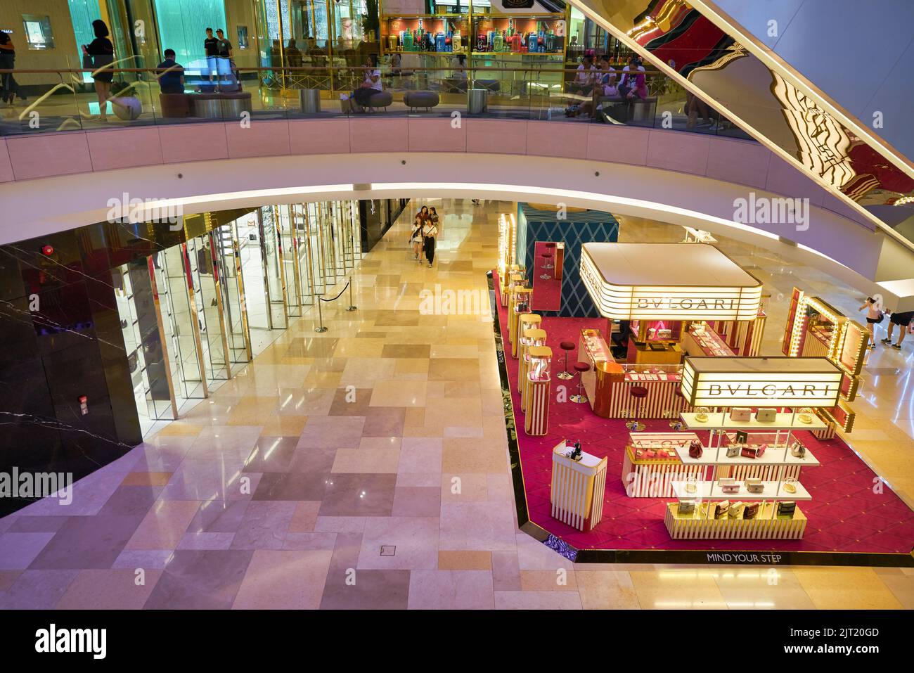 SINGAPORE - CIRCA JANUARY, 2020: interior shot of ION Orchard shopping ...