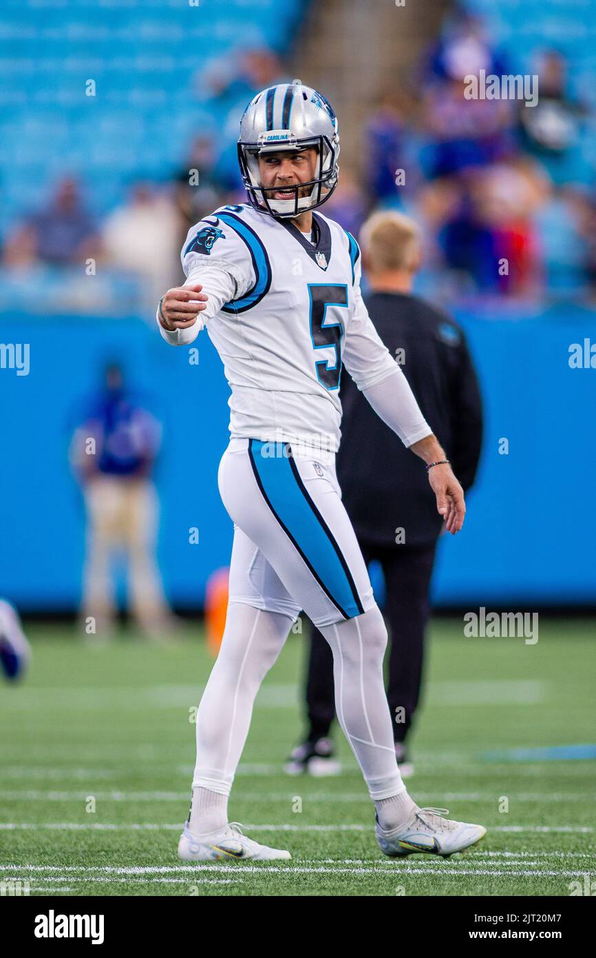 August 26, 2022: Carolina Panthers place kicker Zane Gonzalez (5 ...