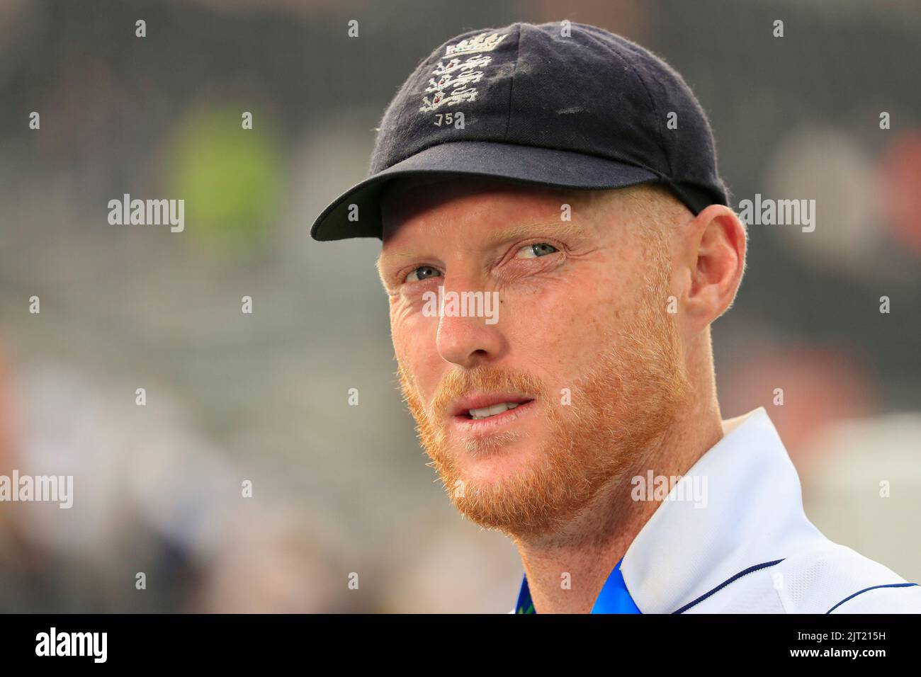 England captain Ben Stokes during his media interviews Stock Photo - Alamy