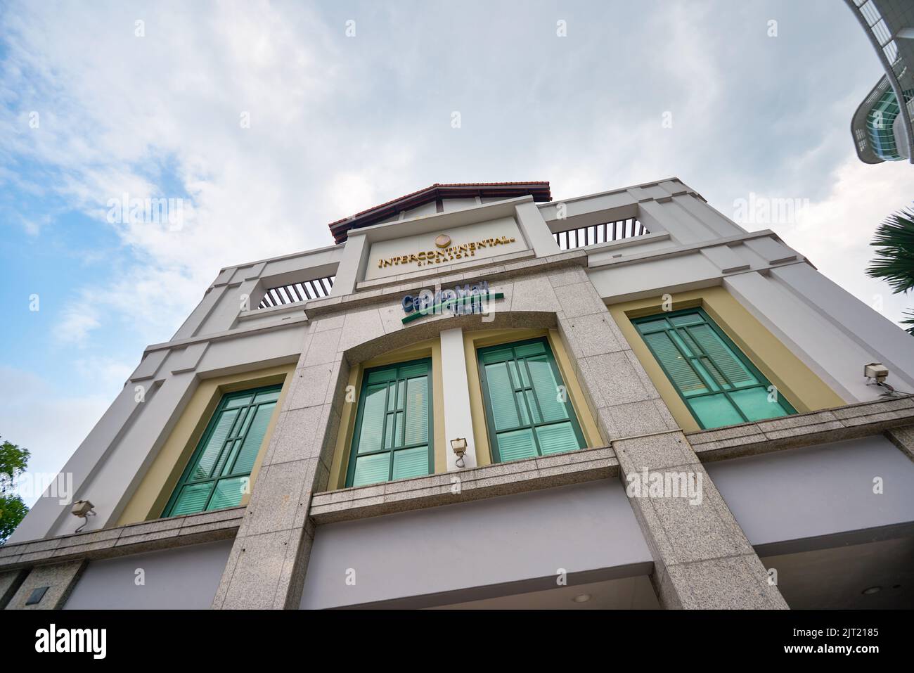 SINGAPORE - CIRCA JANUARY, 2020: exterior shot of InterContinental ...