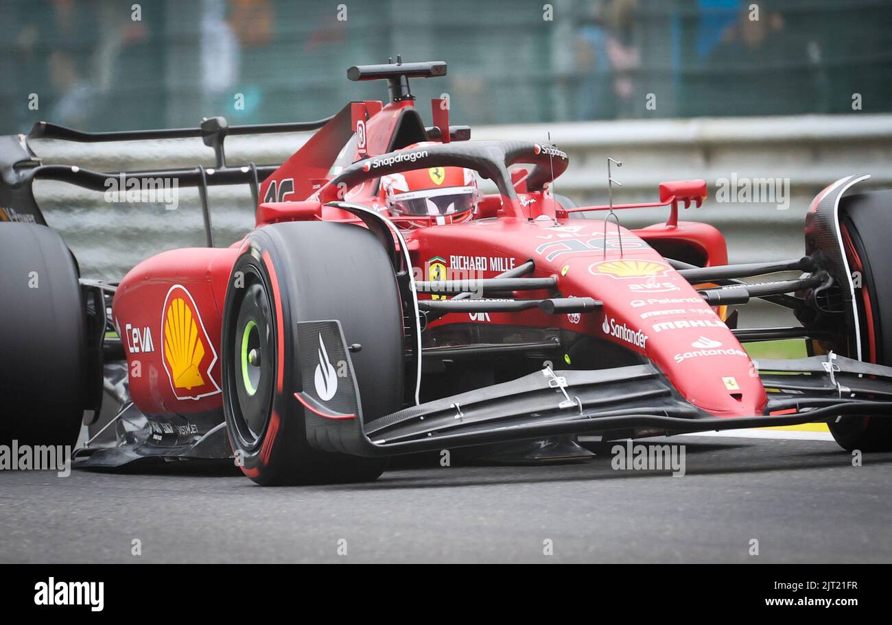 Scuderia Ferrari Spanish rider Carlos Sainz Jr. pictured in action ...