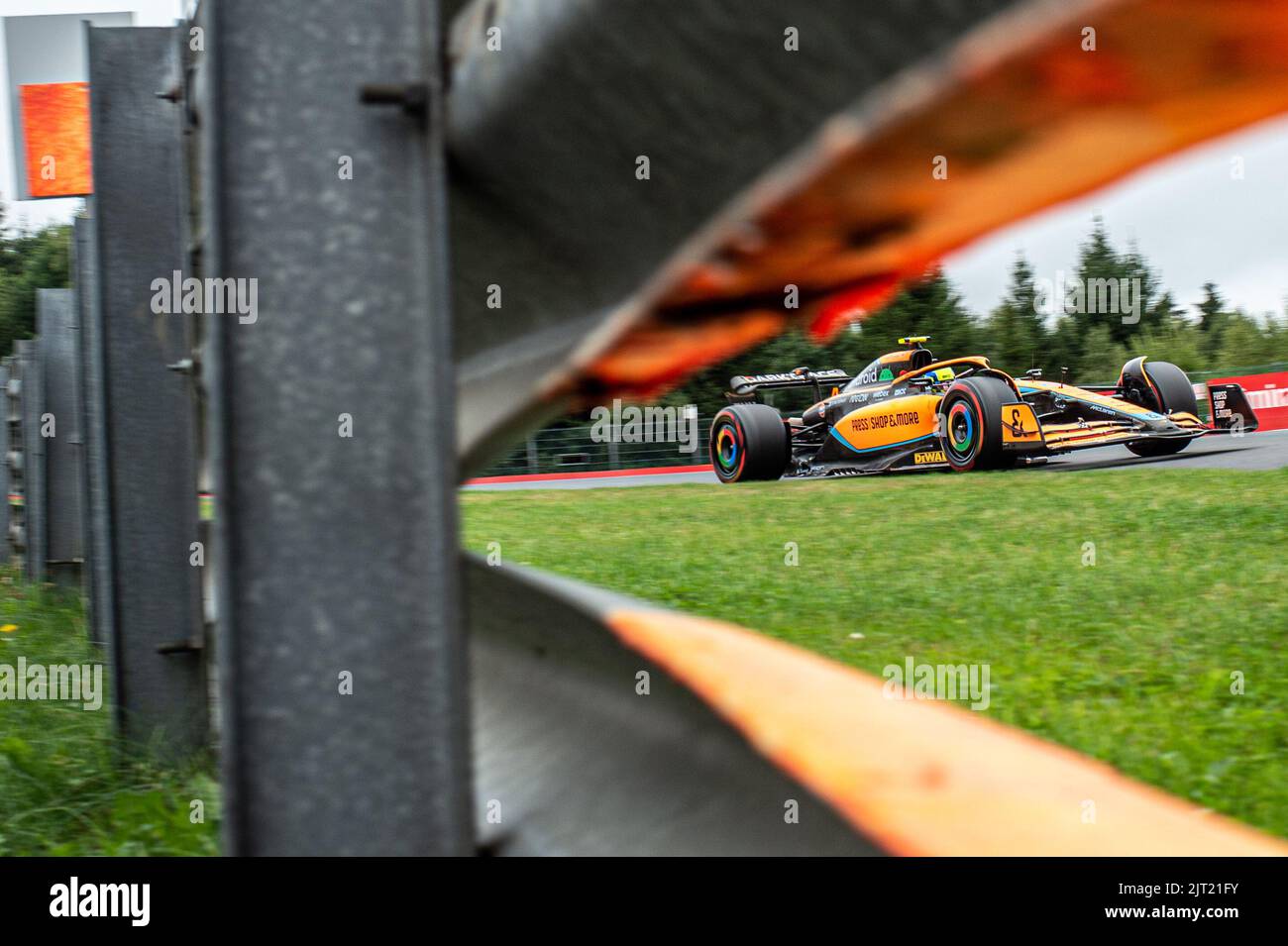 McLaren UK rider Lando Norris pictured in action during the ...