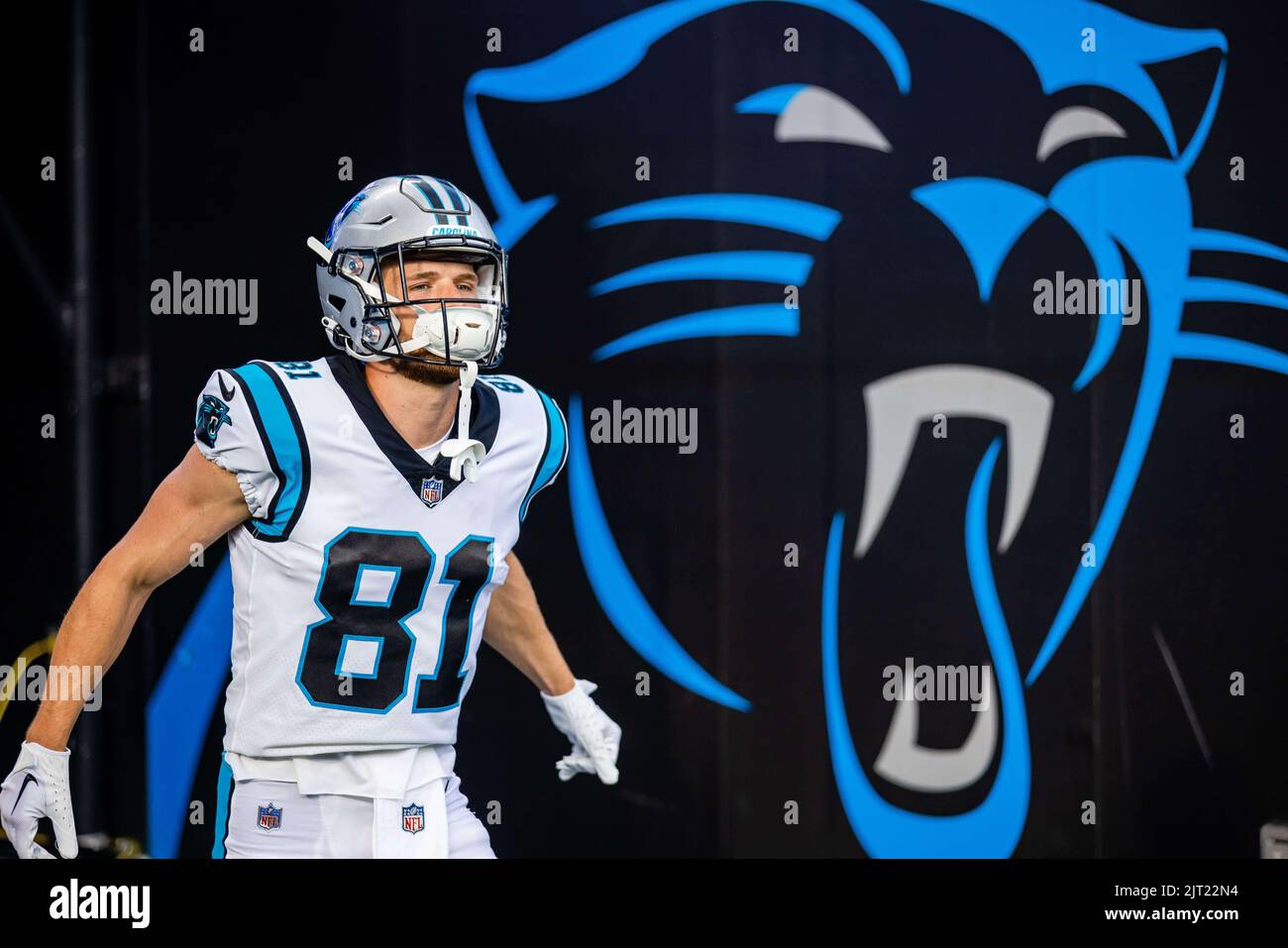 August 26, 2022: Carolina Panthers wide receiver C.J. Saunders (81 ...