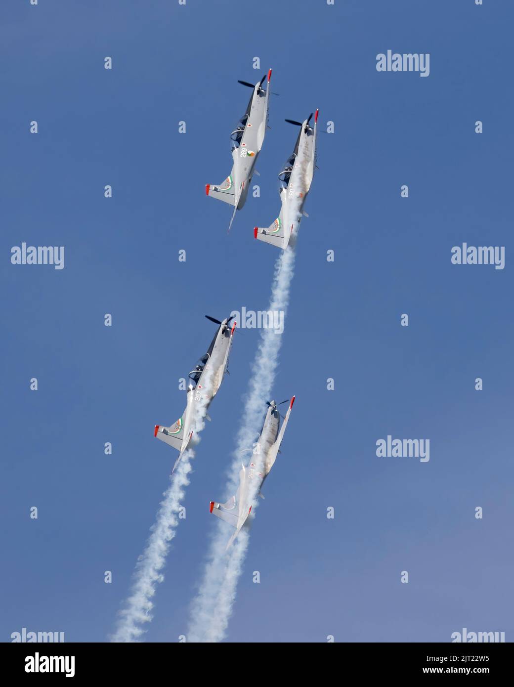 Pilatus PC-9 aircraft of the Slovenian Air Force at the 2022 Royal ...