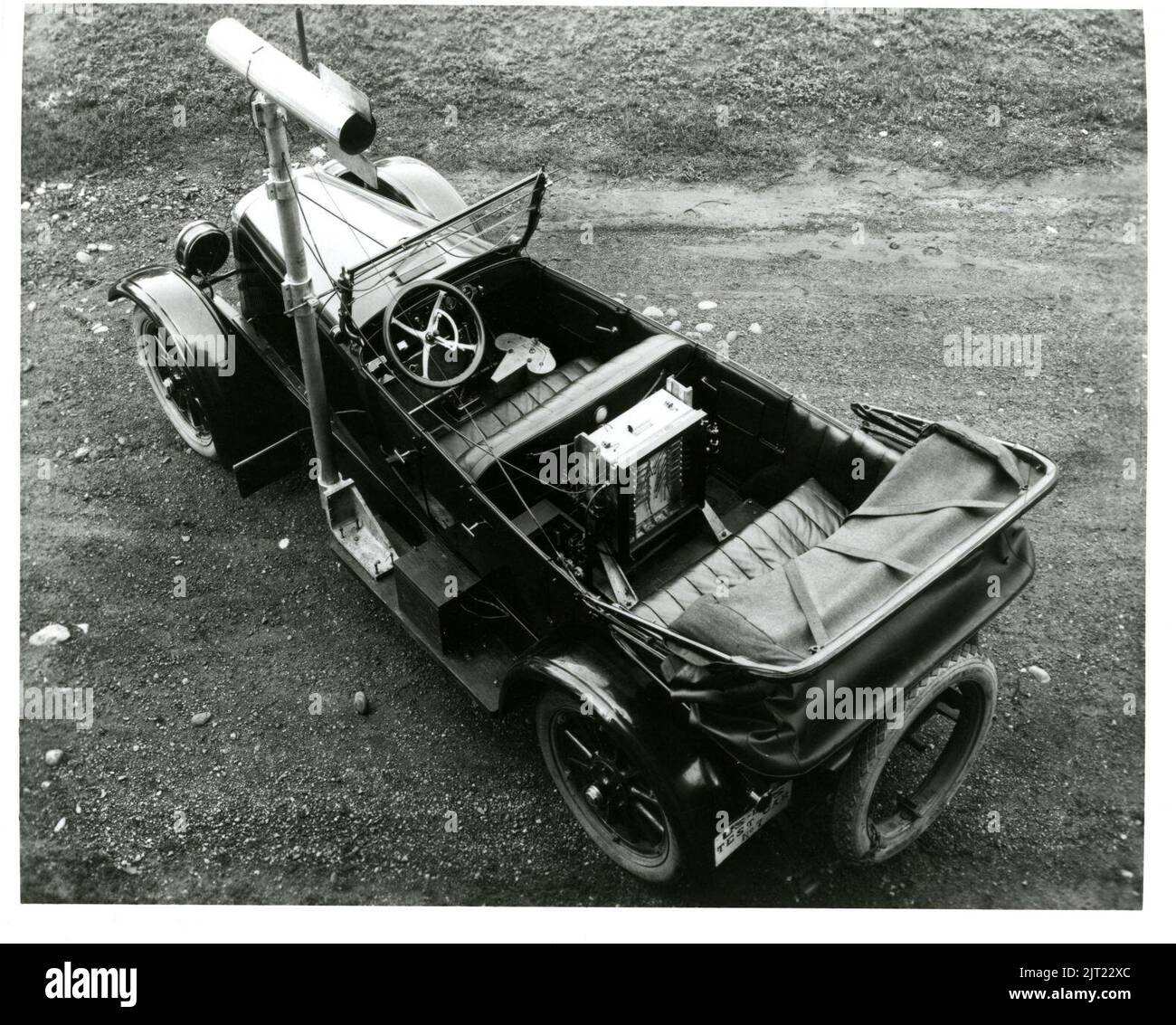 Tour car ready to measure and record 18 points of performance of its ...