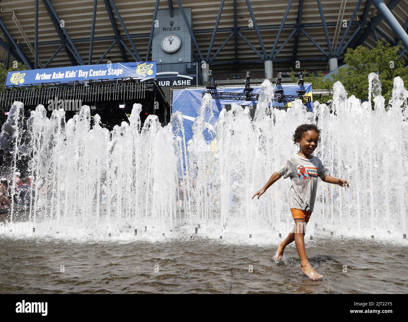 Arthur ashe stadium outside hi-res stock photography and images - Alamy