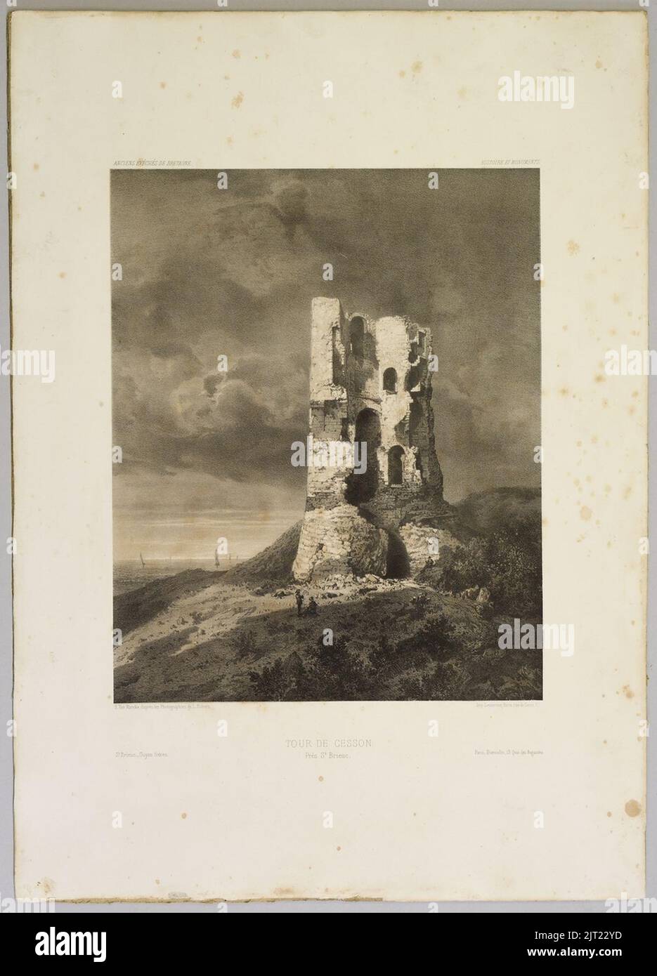 Tour de Cesson, près de Saint-Brieuc Stock Photo - Alamy