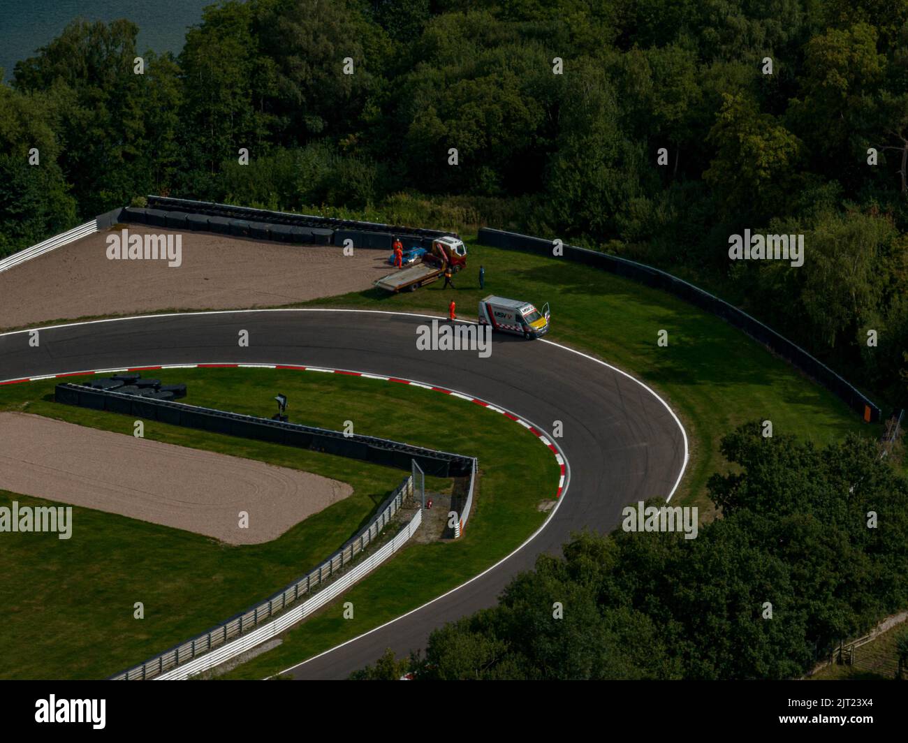 Aerial Photos of Oulton Park Raceay Cheshire during the Us USA Autoshow ...
