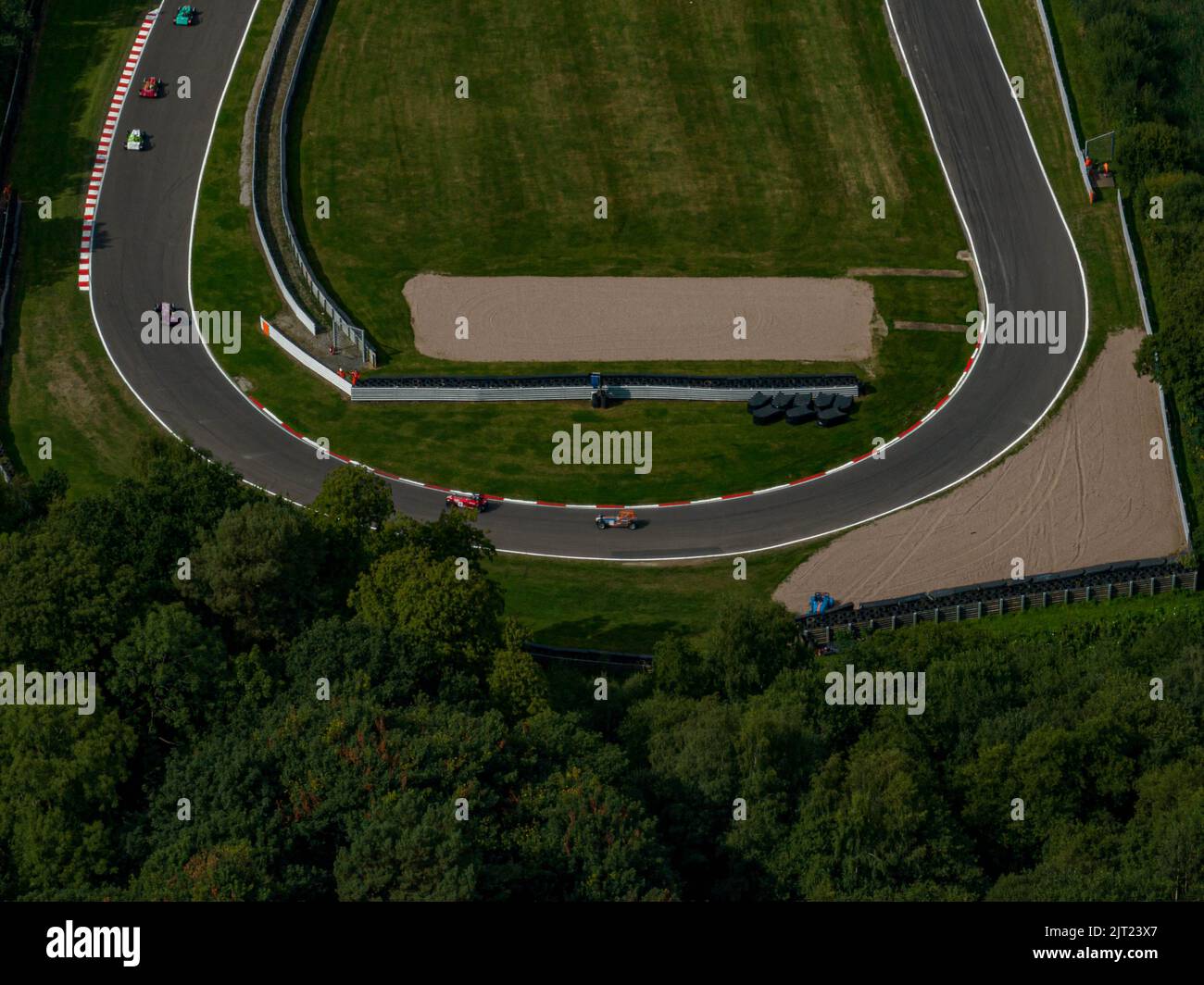 Aerial Photos of Oulton Park Raceay Cheshire during the Us USA Autoshow ...
