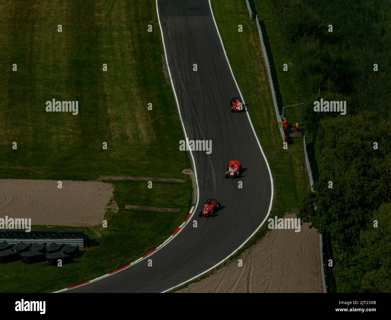 Aerial Photos of Oulton Park Raceay Cheshire during the Us USA Autoshow ...