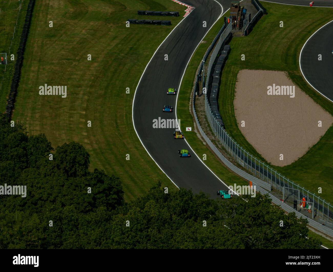 Aerial Photos of Oulton Park Raceay Cheshire during the Us USA Autoshow ...