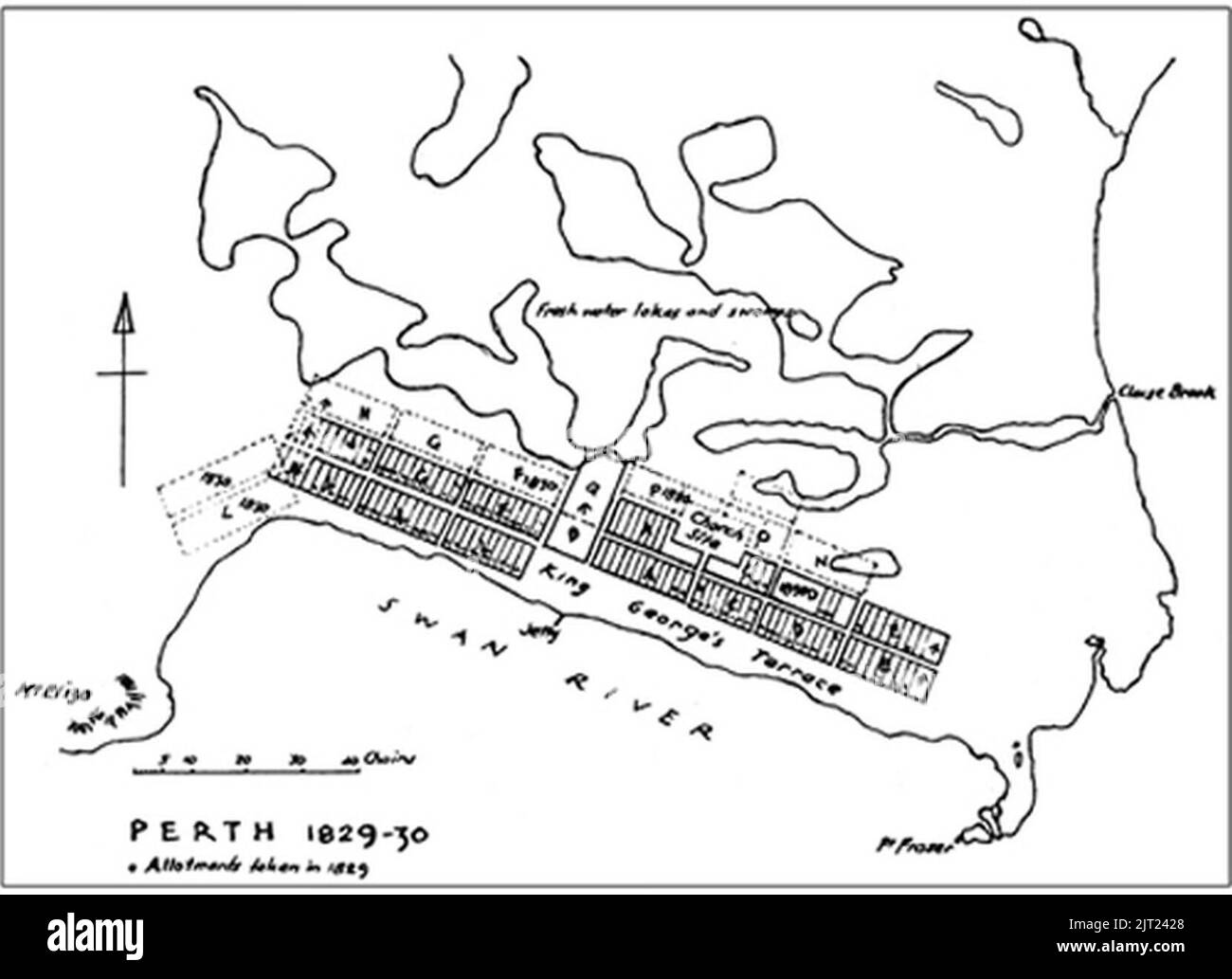 Town of perth Black and White Stock Photos & Images - Alamy