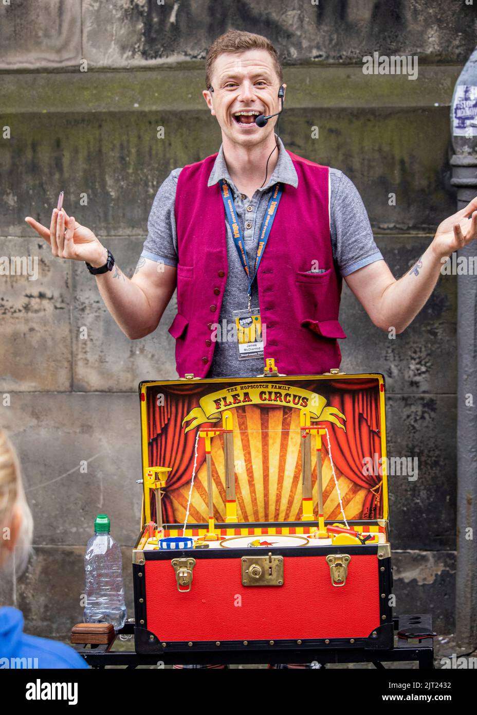 Flea Circus, Edinburgh Festival Fringe Street Performer on the Royal ...