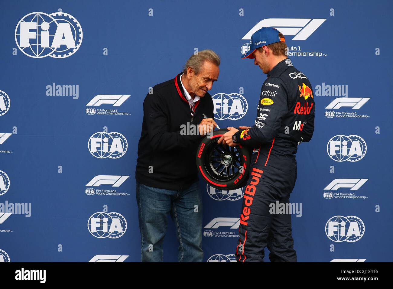 #01 Max Verstappen Red Bull Racing Honda during the Belgian GP, 25-28 August 2022 at Spa ...
