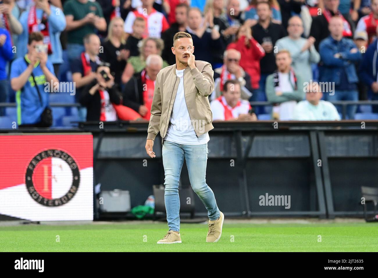 ROTTERDAM - Jens Toornstra says goodbye before the Dutch Eredivisie ...
