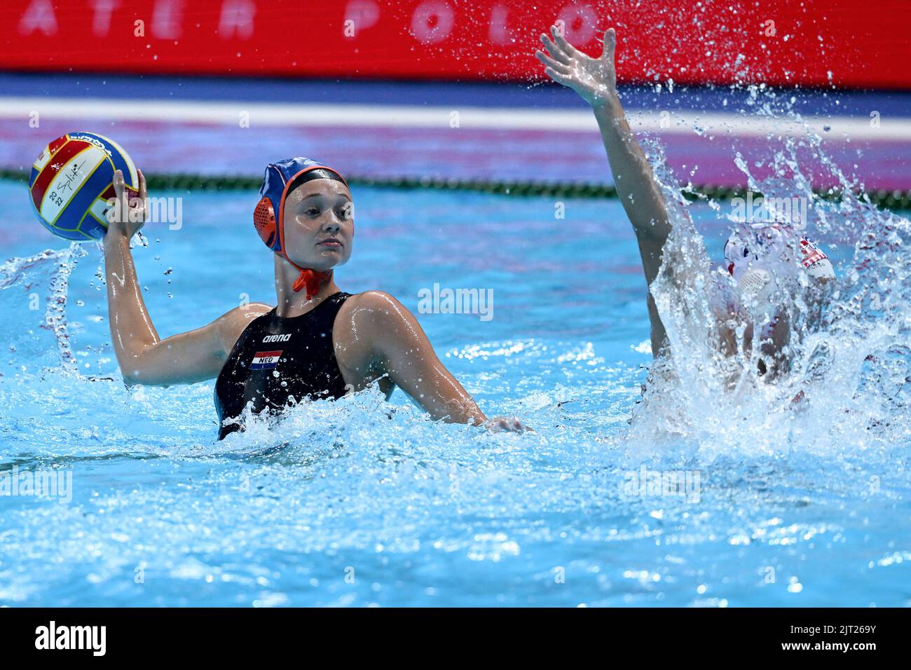 SPLIT, CROATIA - AUGUST 27: Lola Moolhuijzen of Netherlands during the ...