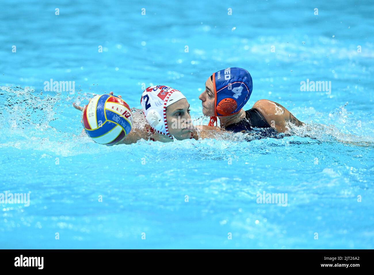SPLIT, CROATIA - AUGUST 27: Sabrina van der Sloot of Netherlands and ...