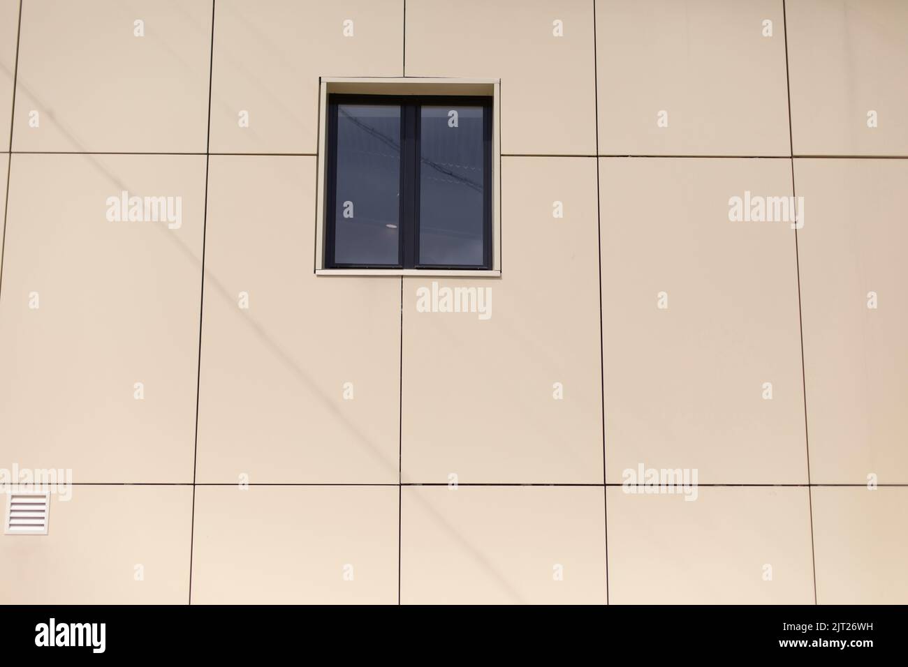 Window in wall of building. Architecture details. Facade of house ...