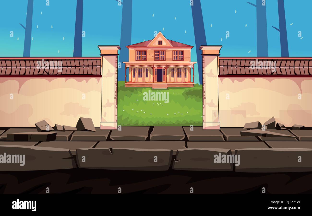 game background cartoon vector , forest doorl, video games, user ...