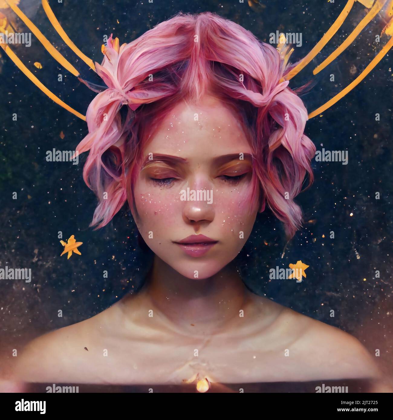 Fantasy art goddess hi-res stock photography and images - Alamy