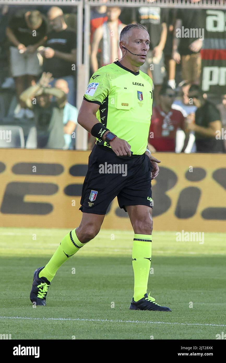 the Referee Paolo Valeri during US Cremonese vs Torino FC, 3° Serie A ...