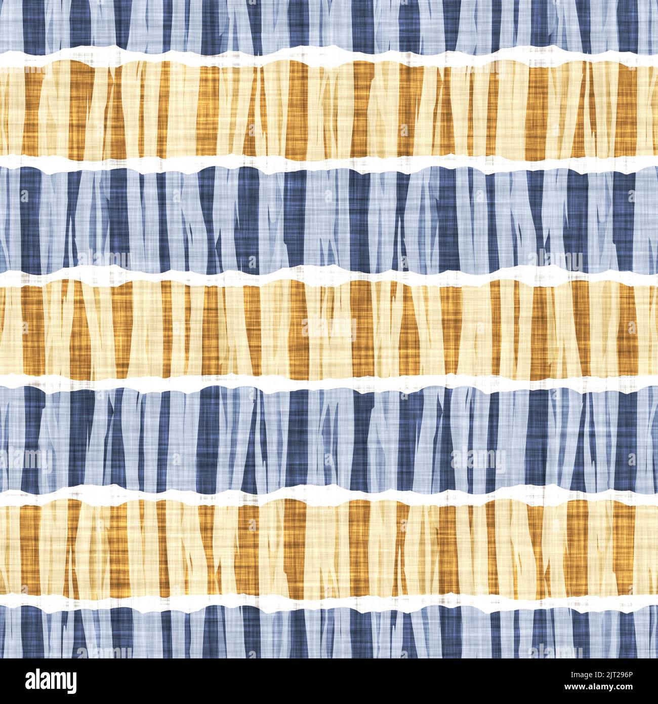 Seamless French country kitchen stripe fabric pattern print. Blue ...